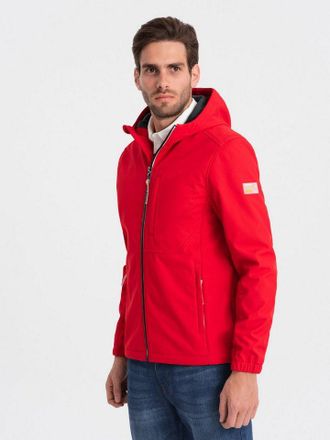 Ombre Softshelljacke Herrenjacke SOFTSHELL mit Fleece-Futter