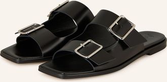 Aeyde Pantoletten Tonya schwarz