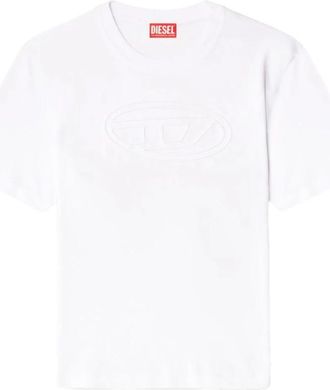 Diesel T-Adjust-Bigoval T-Shirt - - Tops - Herren - Wei&szlig; - L