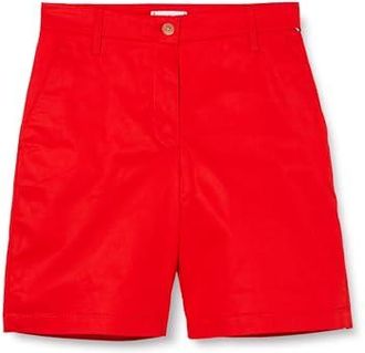 Tommy Hilfiger Short Chino Femme Mom, Rouge (Fierce Red), 40