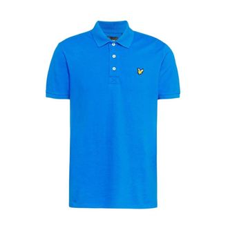 Lyle & Scott Homme, Tops, Bleu, Taille: XL Polo en Coton Biologique