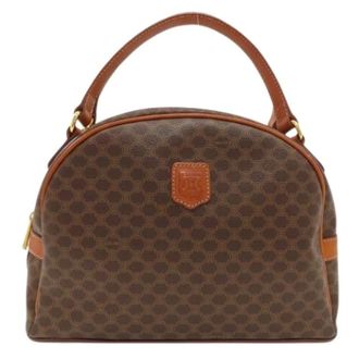 Celine Pre-owned Macadam Handbag - Femme - Pre-owned - Brun - Taille: ONE Size