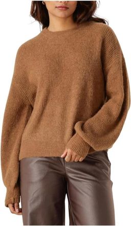 Moss Copenhagen Damen, Strickwaren, Braun, S/MGr&ouml;&szlig;e