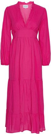 Americandreams Americandreams, Femme, Robes, Rose, Taille: 42 FR Umi Long Solid Cotton Dress