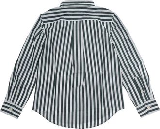 Polo Ralph Lauren Striped Cotton Woven-Sport Shirt - Navy