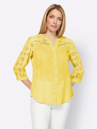Heine Klassische Bluse Bluse 3/4-Arm