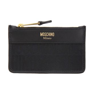 Moschino Logo Mini Wallet - - Accessories - Damen - Schwarzk - ONE SIZE