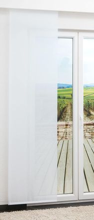 Lysel Schiebegardine Small Stripes transparent in den Ma&szlig;en 245 cm x 60 cm