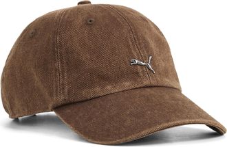 Puma Casquette dad &agrave; logo en m&eacute;tal WARDROBE ESS, Accessoires, Marron, OSFA
