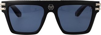 Philipp Plein Sonnenbrille - Schwarz