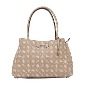 Guess Carrie Logo Tote - - Bags - Damen - Beige - ONE SIZE