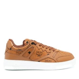MCM Neo Derby Visetos Sneakers - - Shoes - Herren - Braun - 40 EU
