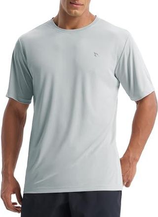 Baleaf T-shirt de sport UV pour homme - T-shirt de natation - Indice de protection UPF 50+ - T-shirt dentraînement - T-shirt fonctionnel - Séchage rapide - G