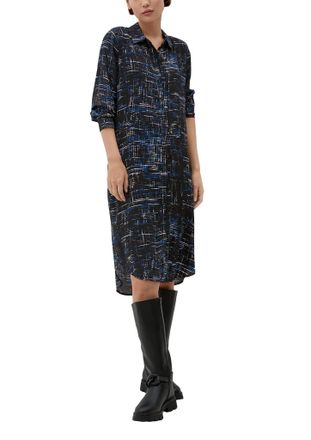 s.Oliver Damen Blusen, Schwarz, 38 EU