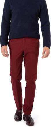 Hiltl Herren Chino rot Baumwolle
