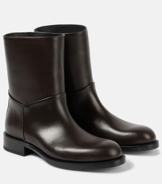 The Row Bottines Nobilis en cuir