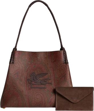 Etro Femme, Sacs, Brun, Taille: ONE Size borse poliestere