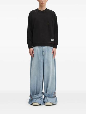 Neighborhood pull à effet usé - Noir