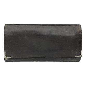 Dior Pre-owned Leder-Geldb&ouml;rse - - Pre-owned - Damen - Grau - ONE SIZE