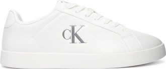 Calvin Klein Sneakers Calvin Klein 3 Cupsole Derby Pu Tmb HM0HM02331 Wei&szlig;