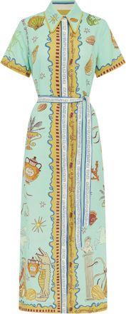 Alemais Robe Chemise Surrealist Summer Lin Al&eacute;mais