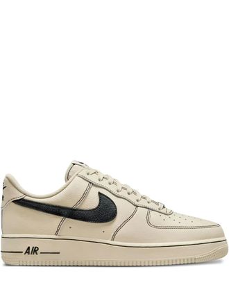 Nike Air Force 1 Low 07 Light Khaki/Black Sneakers - Nude