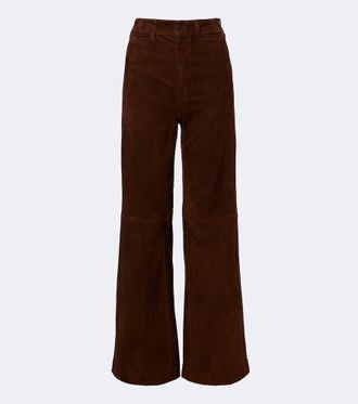 Polo Ralph Lauren Hose Beaton aus Veloursleder