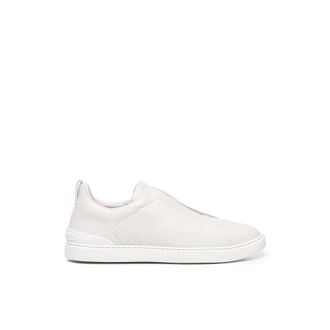 Ermenegildo Zegna Homme, Chaussures, Blanc, Taille: 45 EU Triple Stitch Baskets