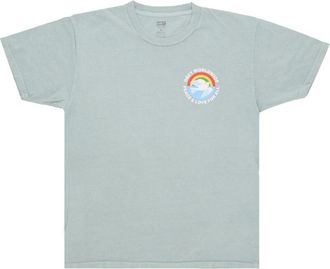 Obey Klassisches Pigment Tee Surf Spray - - Tops - Herren - Gr&uuml;n - XL
