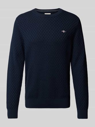 GANT Regular Fit Strickpullover aus reiner Baumwolle