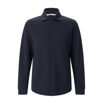 Maurizio Baldassari Woll-Overshirt - - Jackets - Herren - Blau - L