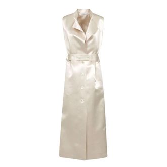 Philosophy di Lorenzo Serafini Duchesse Ivory &Auml;rmelloser Blazer - - Jackets - Damen - Beige - S