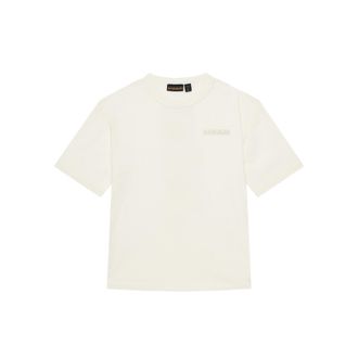 Napapijri T-Shirt S-Ahr NP0A88ZO D &Eacute;cru Regular Fit