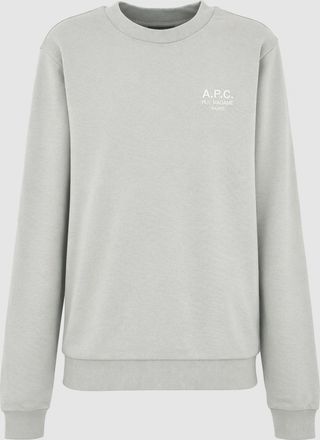 A.P.C. Sweat Standard Rue Madame Bleu Gris Blanc