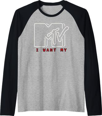 Giesswein Ich Will Mein MTV Neon Logo Raglan