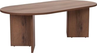 Hanah Home Holz Couchtisch Sand - 60 x 119 x 40 cm - Nussbaum