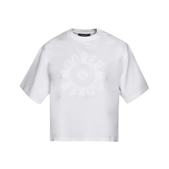 Moorer Femme, Tops, Blanc, Taille: 38 FR T-shirt sport-chic