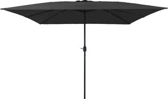 vidaXL Vidaxl - Parasol de jardin Anthracite, Noir 295 x 295 x 245 cm