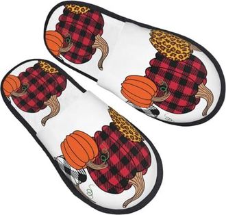 Generic Pantoufles En Peluche Citrouille Color&eacute;e Slippers Maison Chauds Chausson Pour Femme Unisex Int&eacute;rieur L