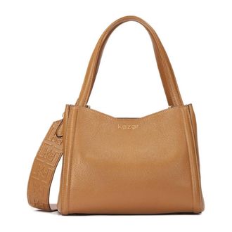 Kazar Braune weiche Lederhandtasche - - Bags - Damen - Braun - ONE SIZE