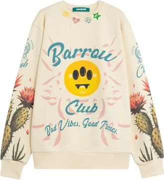 Barrow Barrow, Homme, Sweatshirts et sweats &agrave; capuche, Beige, Taille: L Crewneck SweaT-shirt