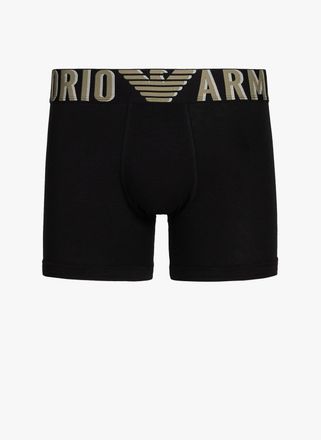 Emporio Armani Boxer en coton m&eacute;lang&eacute;