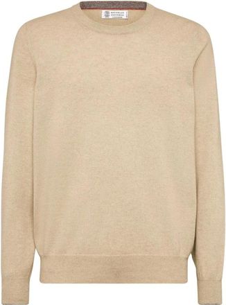 Brunello Cucinelli Pull en cachemire - Homme - Pulls - Beige - Taille: XL