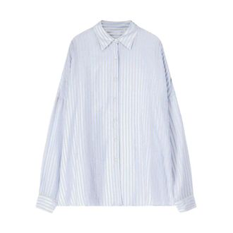 Dries Van Noten Femme, Blouses et Chemises, Bleu, Taille: 40 FR Croom Shirt