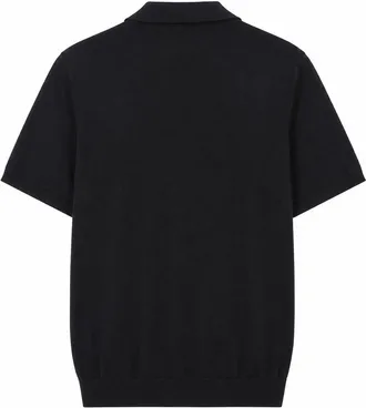 Emporio Armani Virgin Wool Polo - Navy