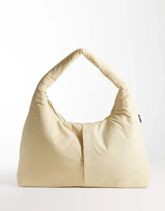 &Ouml;lend Nico sac port&eacute; &eacute;paule en nylon jaune beurre