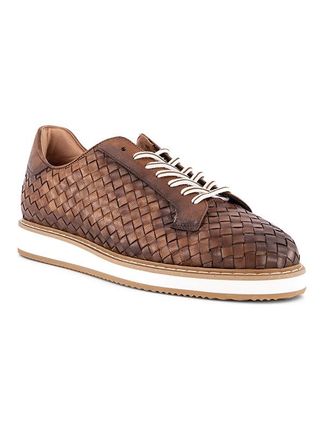 Rosso E Nero Herren Sneaker braun Leder