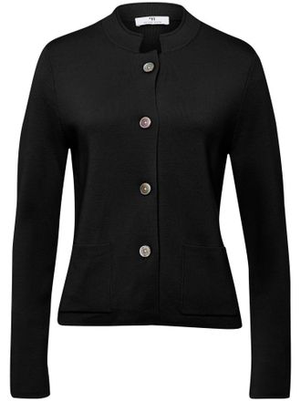Peter Hahn Strick-Blazer Peter Hahn schwarz