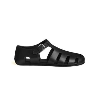 Herm&egrave;s Oran Sandale - - Shoes - Herren - Schwarzk - 42 1/2 EU