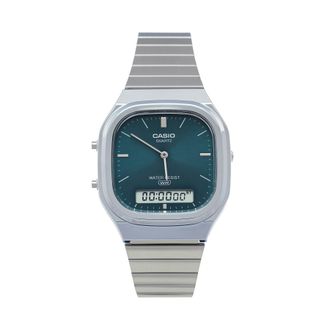 Casio Uhr Casio AQ-240E-3AEF Silberfarben